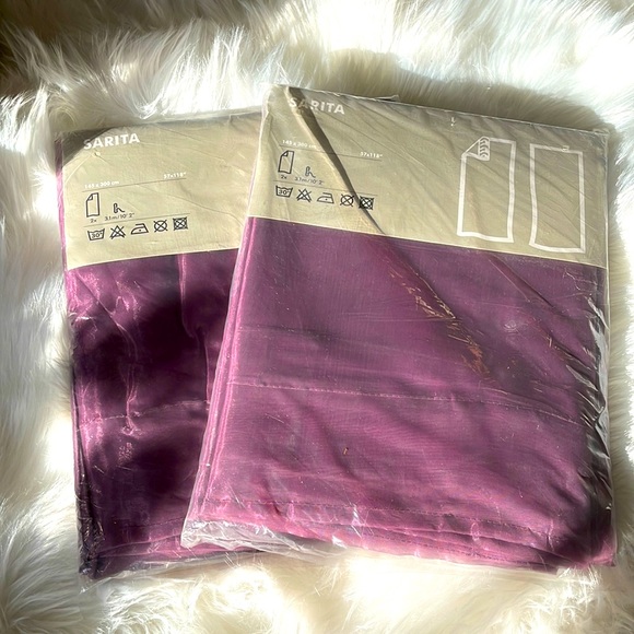IKEA | Accents | New Ikea Sarita Sheers 2 Per Pack | Poshmark